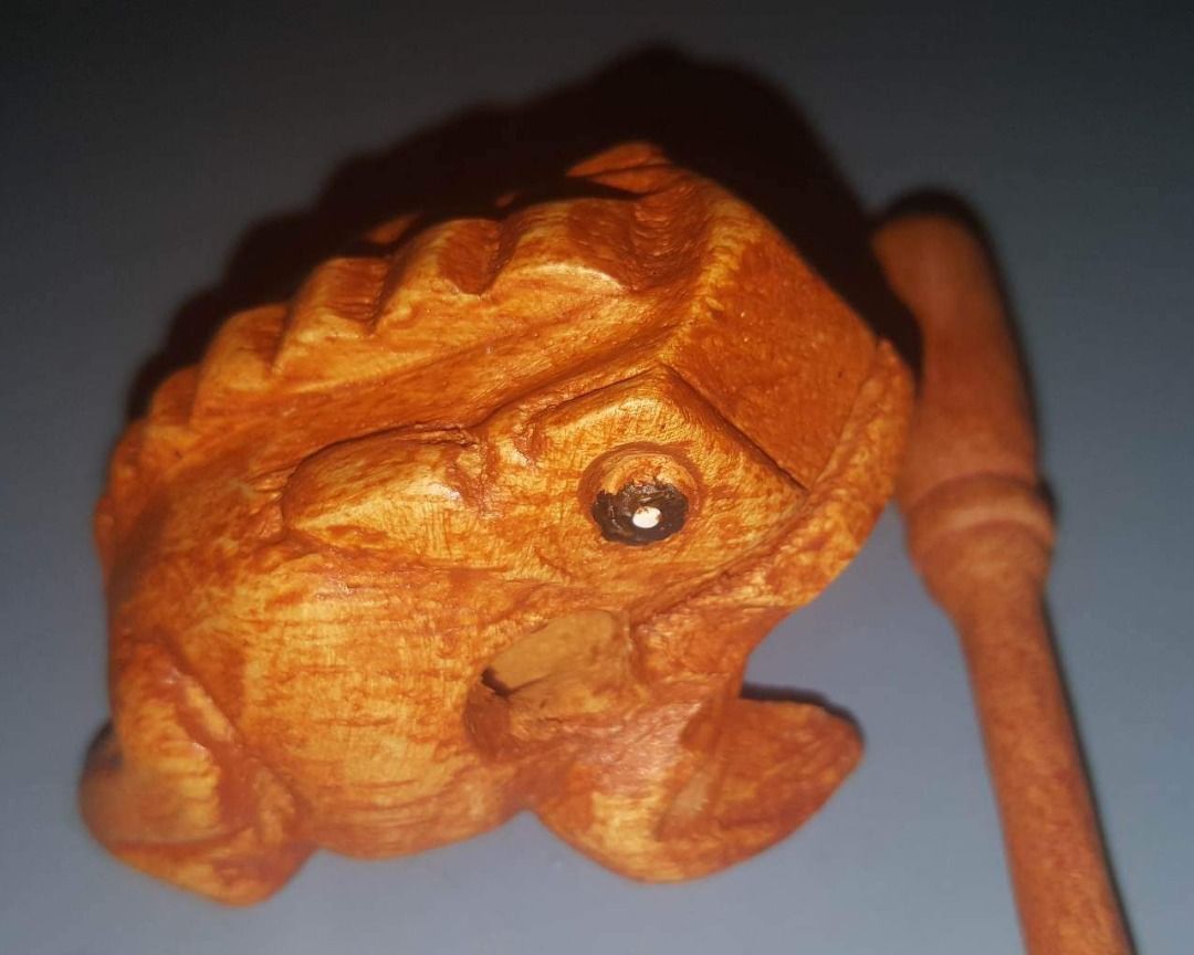 2" Wood Frog Guiro Rasp - Musical Instrument Tone Block, Hobbies & Toys ...