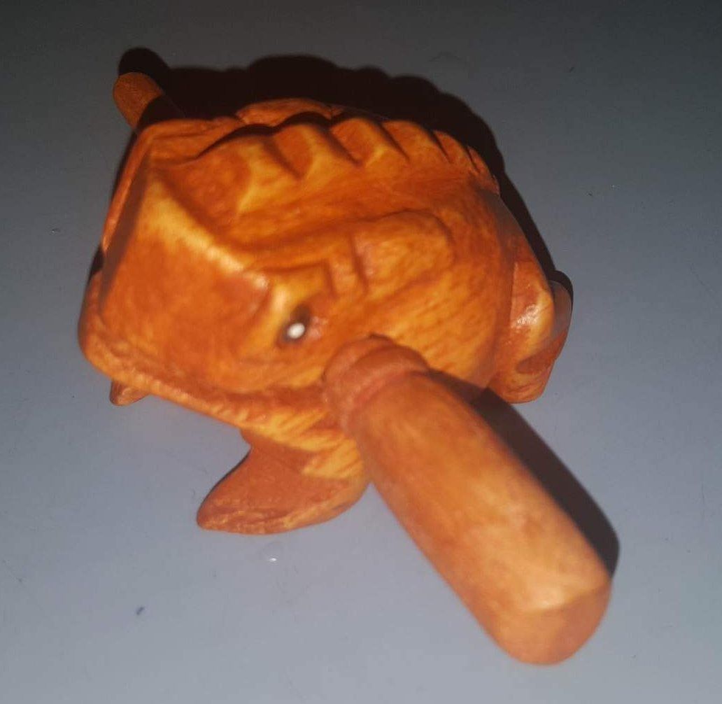 2" Wood Frog Guiro Rasp - Musical Instrument Tone Block, Hobbies & Toys ...