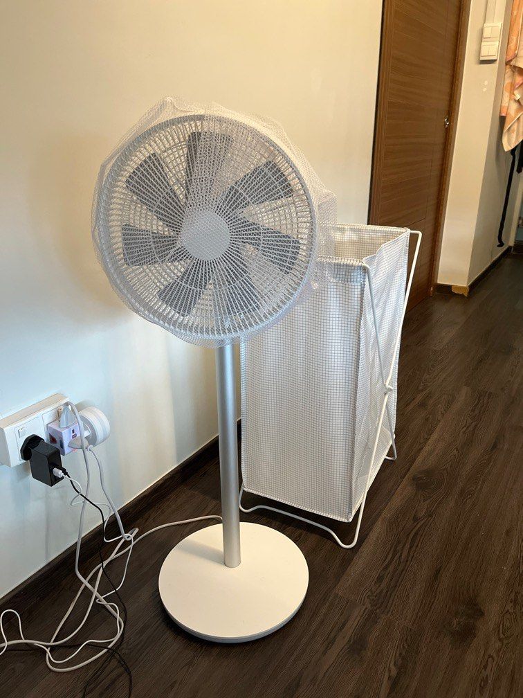 Xiaomi 2S White Standing Fan With Cloth Mesh, Furniture & Home Living ...