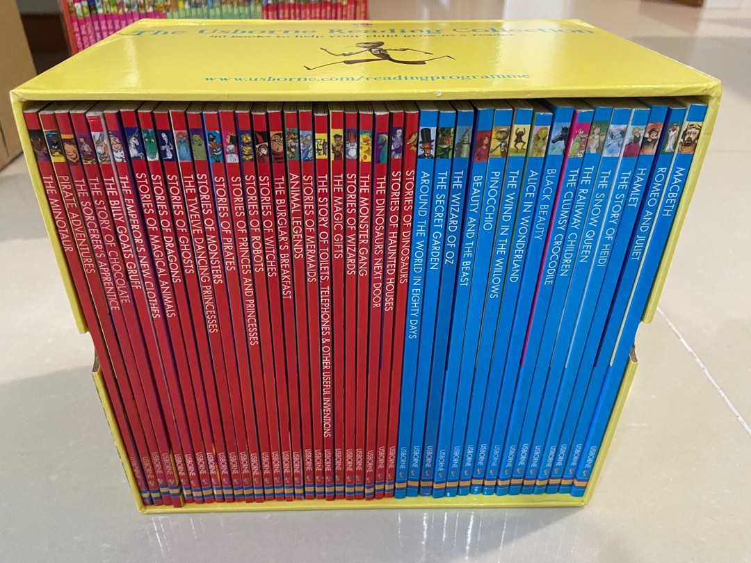 40 books children English Usborne Reading Collection, Hobbies & Toys ...