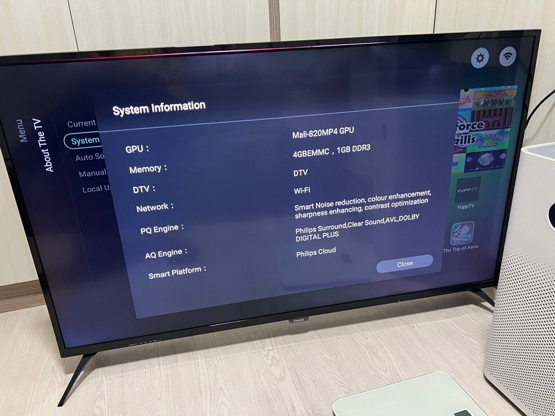 4K Ultra Slim Smart LED TV 50PUT6002/98, TV & Home Appliances, TV ...