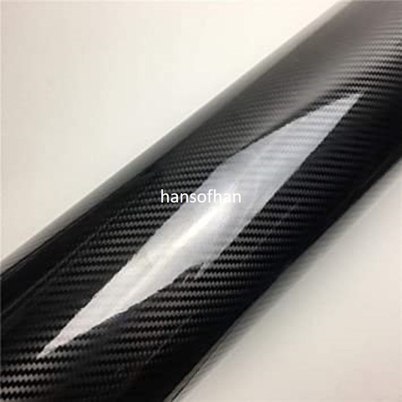 5D carbon fiber gloss vinyl wrapping sticker, Car Accessories ...