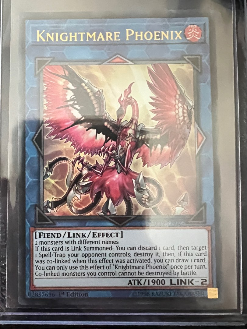 遊戲王 Yugioh: Knightmare Phoenix MP19 Ultra 1st, 興趣及遊戲, 玩具 & 遊戲類 - Carousell