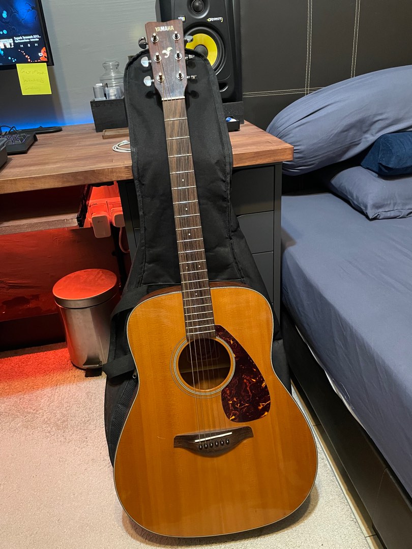 Acoustic Guitar FG 700S with fisherman pick up, Hobbies & Toys, Music ...