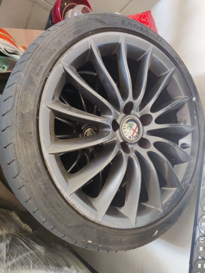 Alfa Romeo Rims, Car Accessories, Tyres & Rims on Carousell