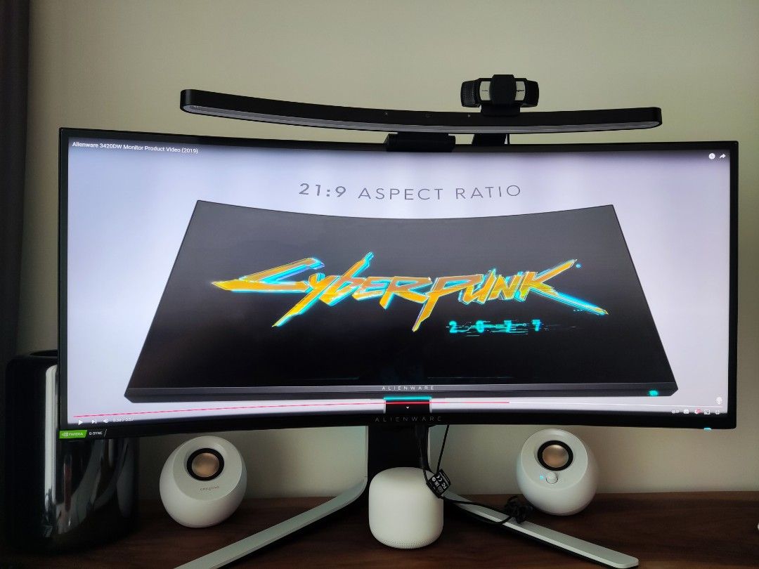 Alienware 34" Ultrawide curved monitor A3420DW, Computers & Tech, Parts ...