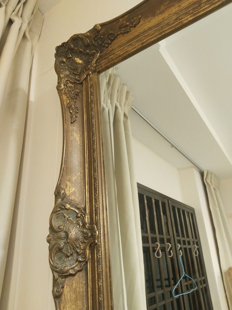 Antique mirror 1970's - Vintage - Colonial -Rustic Gold - Classic Style ...