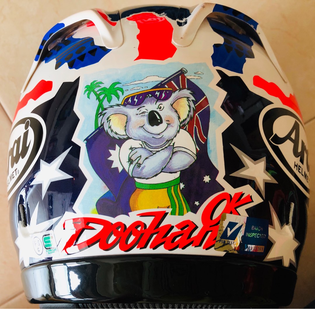 Arai Doohan Helmet, Motorcycles, Motorcycle Accessories on Carousell