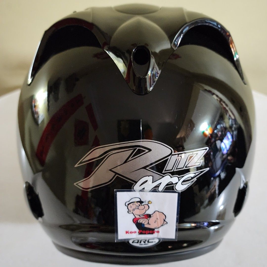 ARC RITZ HELMET BLACK COLOR, Motorcycles, Motorcycle Accessories on ...