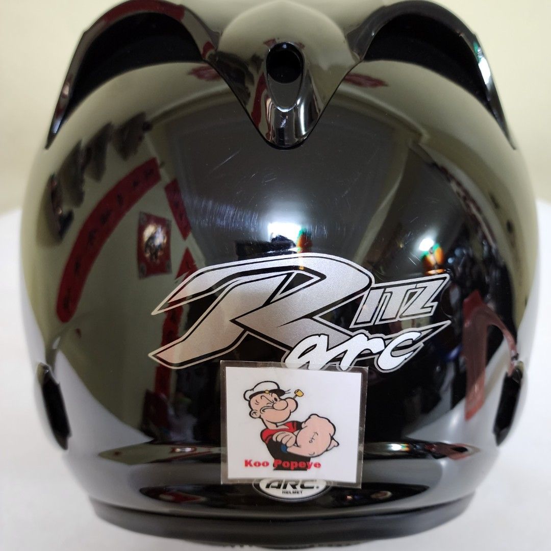 ARC RITZ HELMET BLACK COLOR, Motorcycles, Motorcycle Accessories on ...