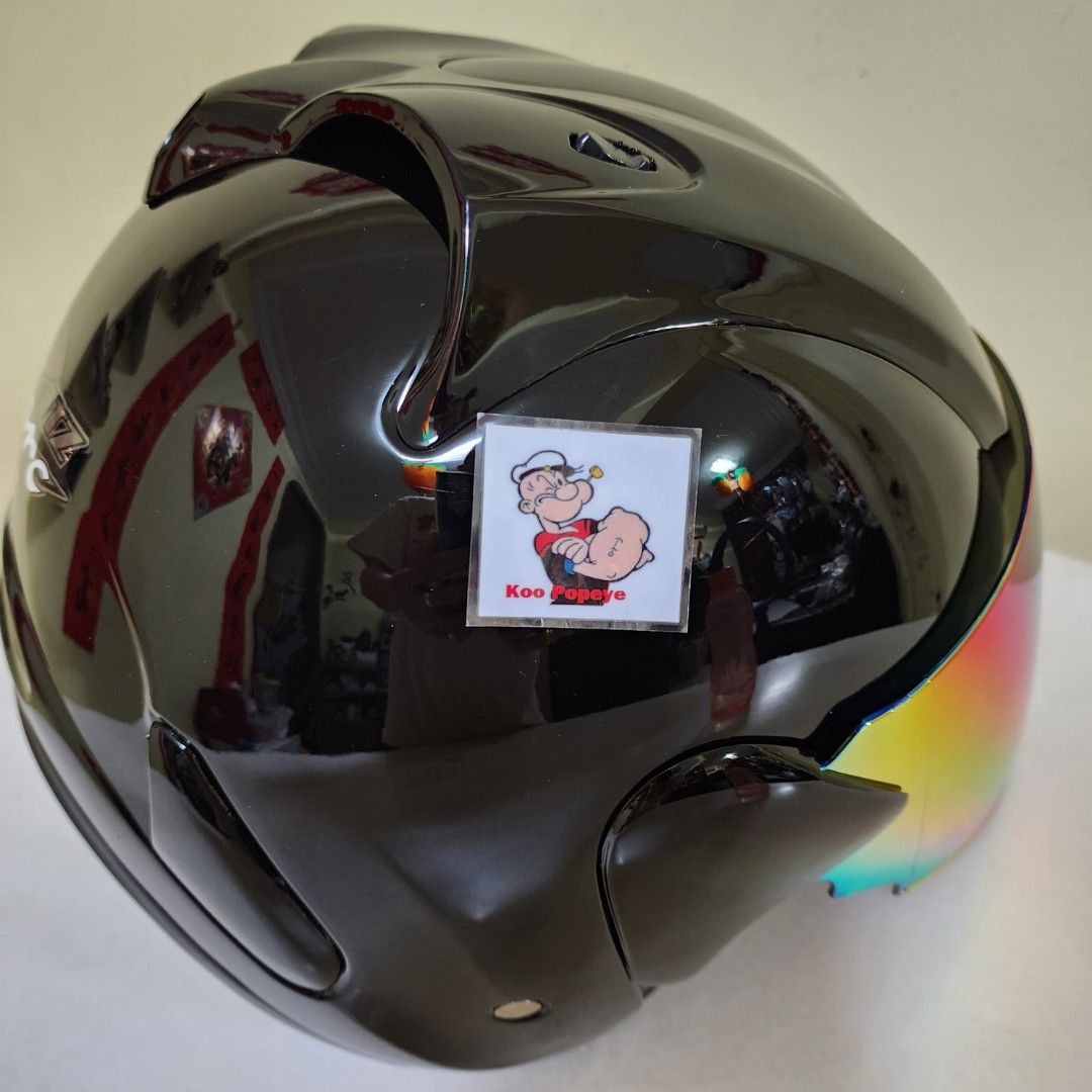 ARC RITZ HELMET BLACK COLOR, Motorcycles, Motorcycle Accessories on ...