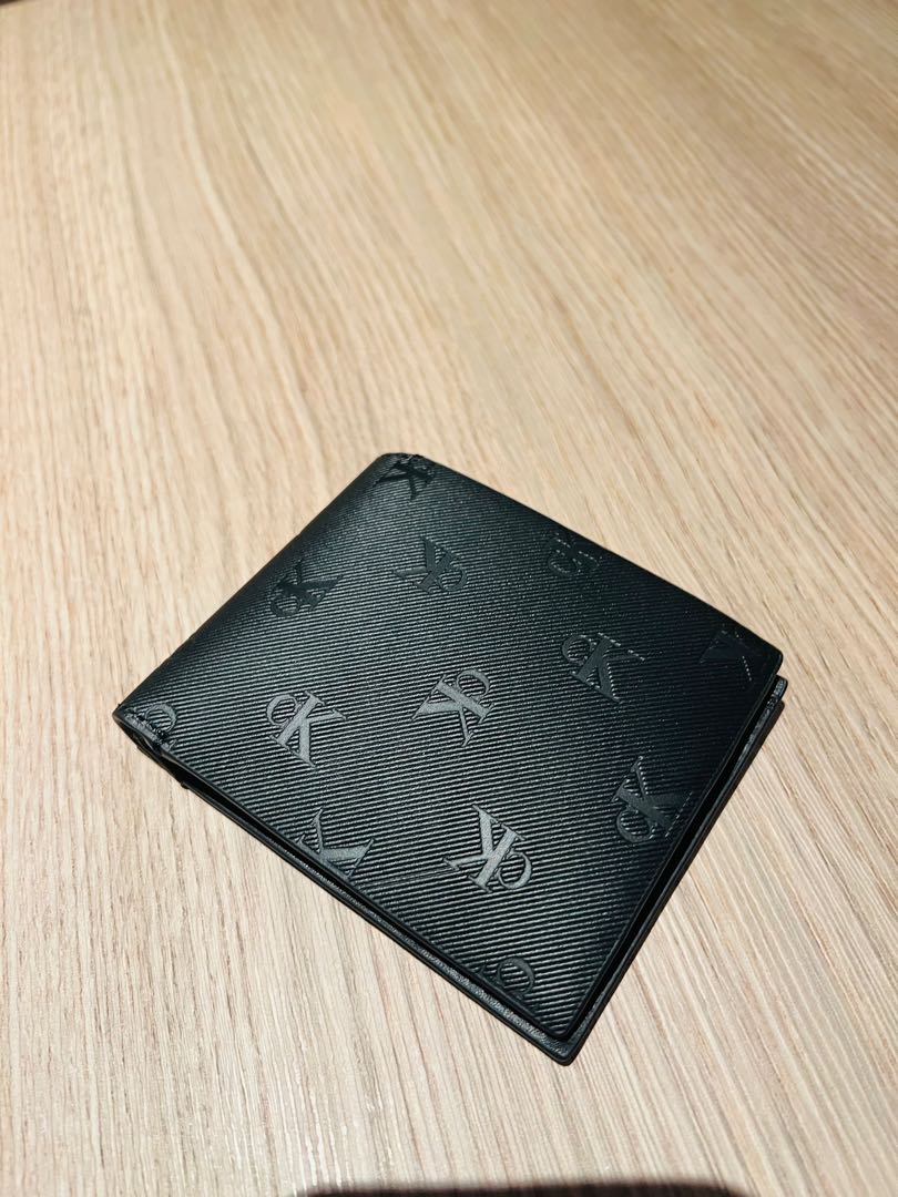 Authentic Calvin Klein Monogram Mens Wallet, Luxury, Bags & Wallets on ...