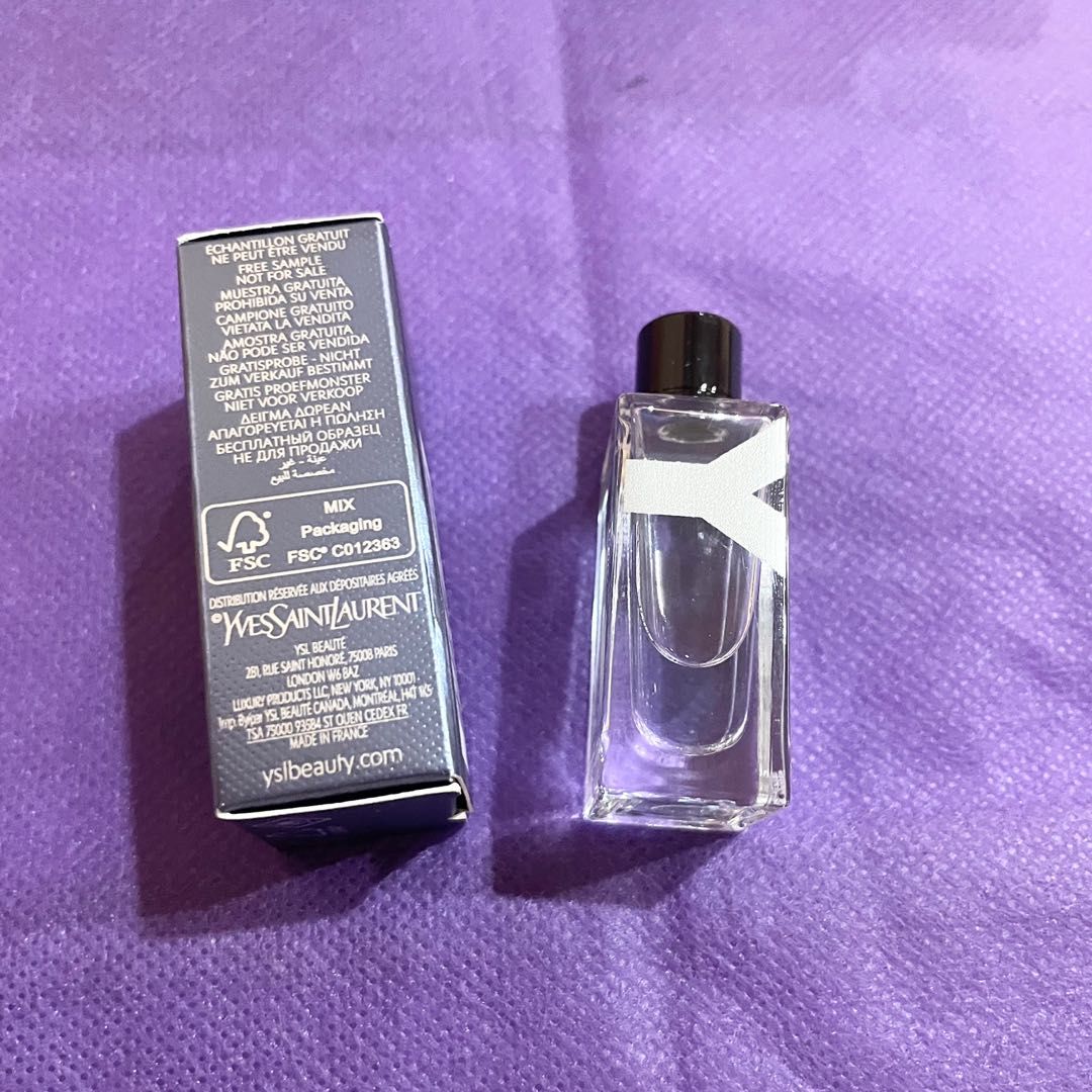 AUTHENTIC Ysl Y eau de toilette perfume boxed, Beauty & Personal Care ...