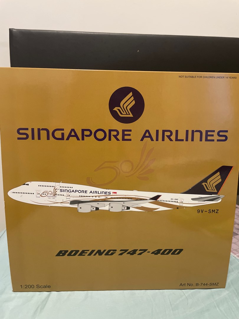 B models(Inflight mould) 1/200 Singapore Airlines SG50 special livery ...