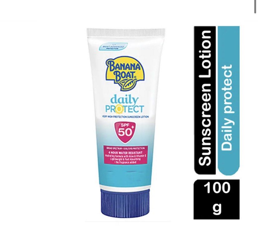 Banana Boat Daily Protect Sunscreen Lotion (SPF 50+), Beauty & Personal ...