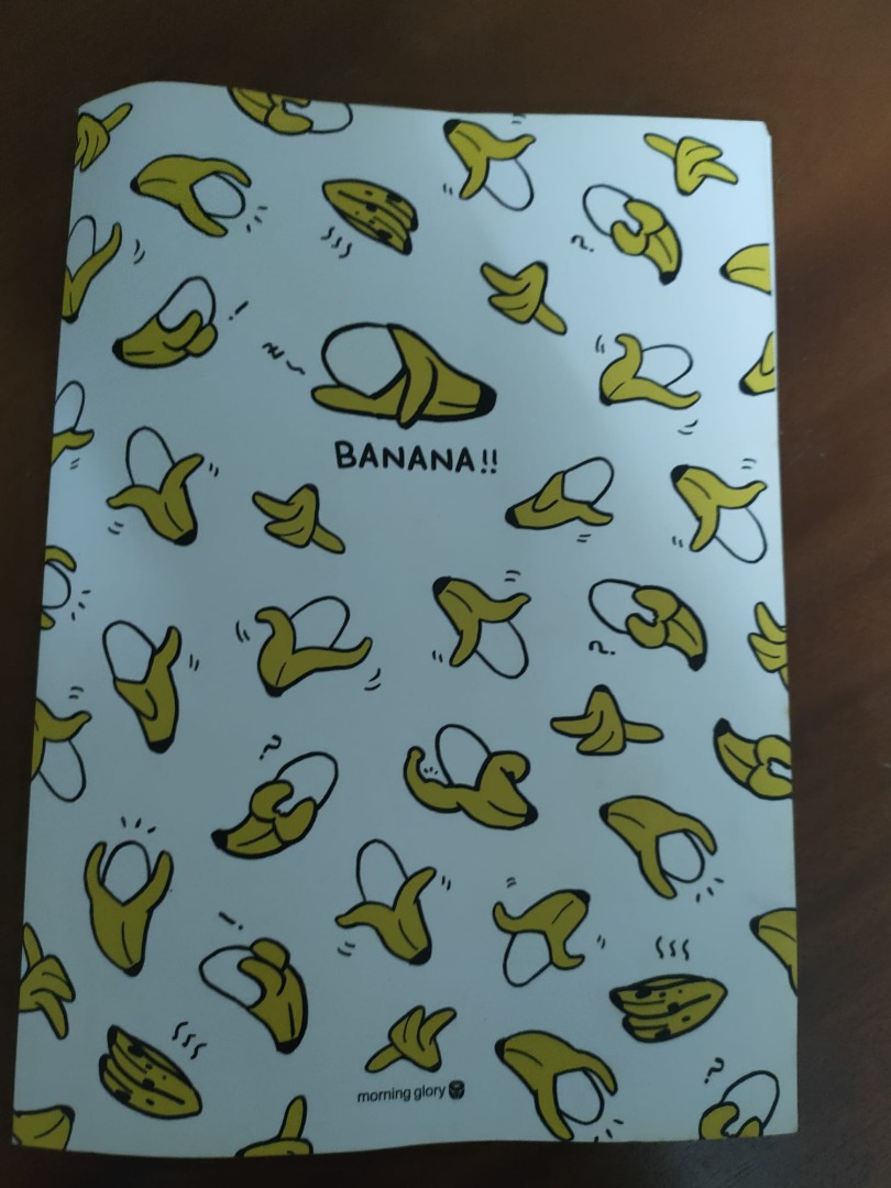 Banana design notebook - A5 size, Hobbies & Toys, Stationery & Craft ...