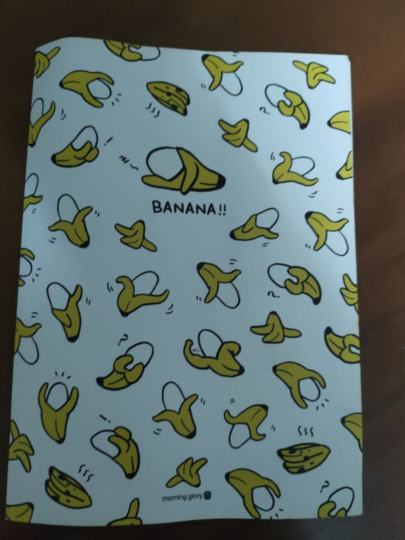 Banana design notebook - A5 size, Hobbies & Toys, Stationery & Craft ...
