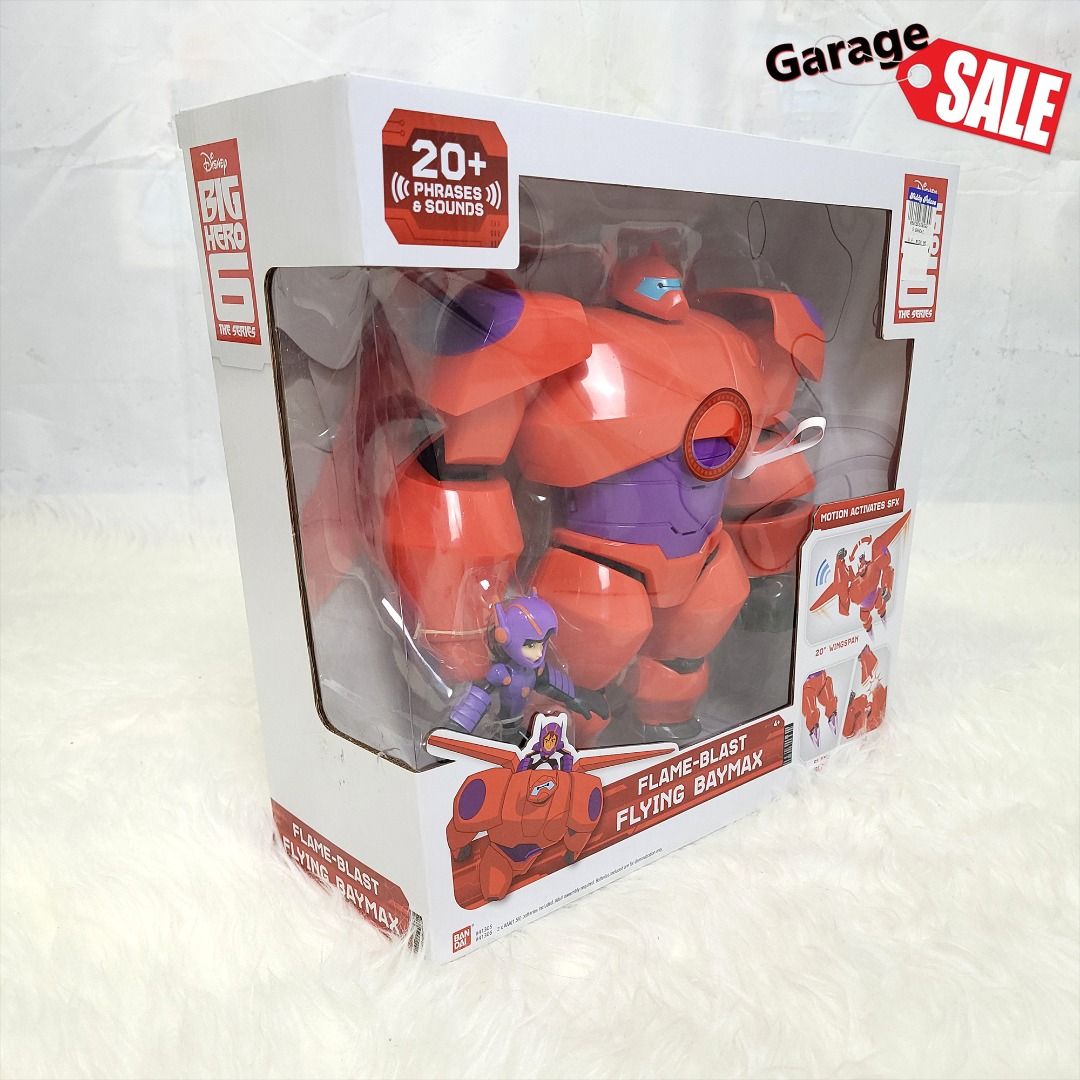 Baymax Big Hero 6 Flame-Blast Flying Baymax Disney Figurine Toy ...