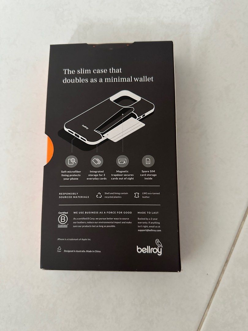 Bellroy 3 cards iPhone 14 Plus, Mobile Phones & Gadgets, Mobile ...