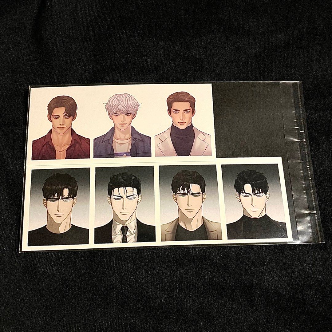 BL Lezhin Webtoon Official Merch Postcard ID Set, Hobbies & Toys ...