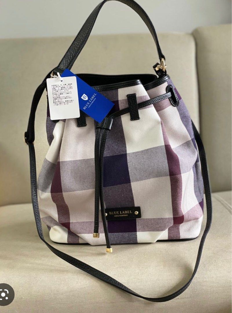 Blue Label CrestBridge Bucket Bag, Women's Fashion, Bags & Wallets ...
