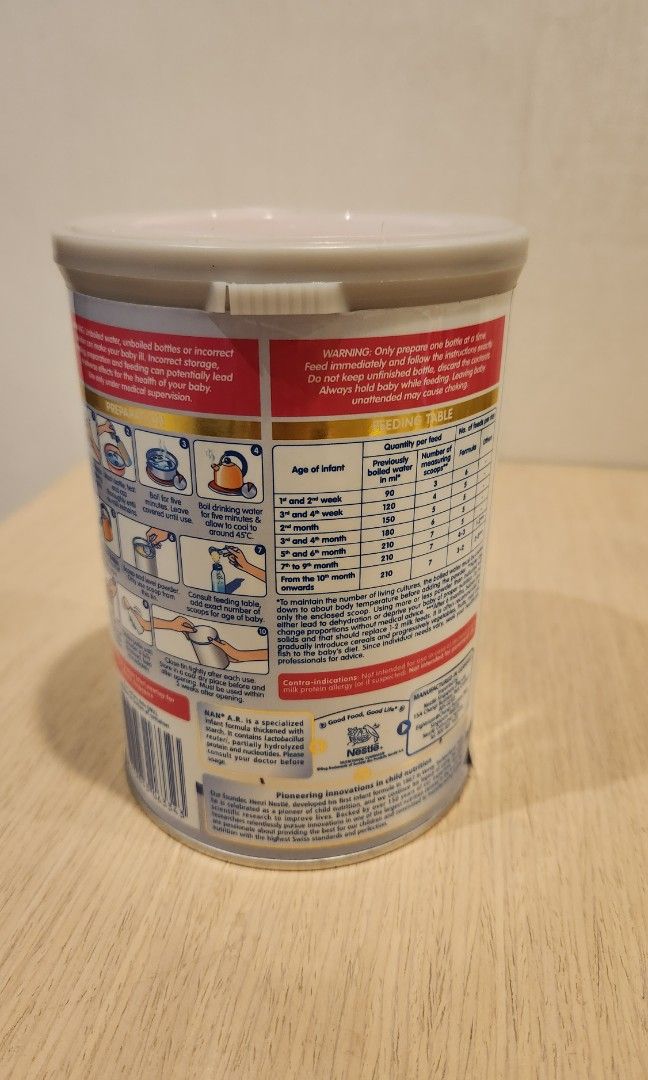 (BN) NAN AR - Anti Reflux milk powder formula Nestle, Babies & Kids ...