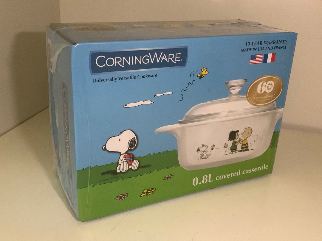 BNIB Snoopy Corningware Limited Edition, Furniture & Home Living ...