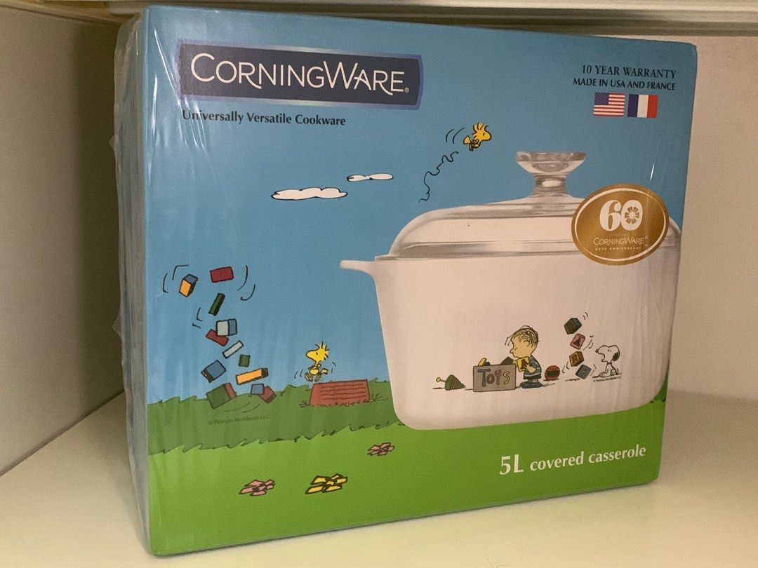 BNIB Snoopy Corningware Limited Edition, Furniture & Home Living ...