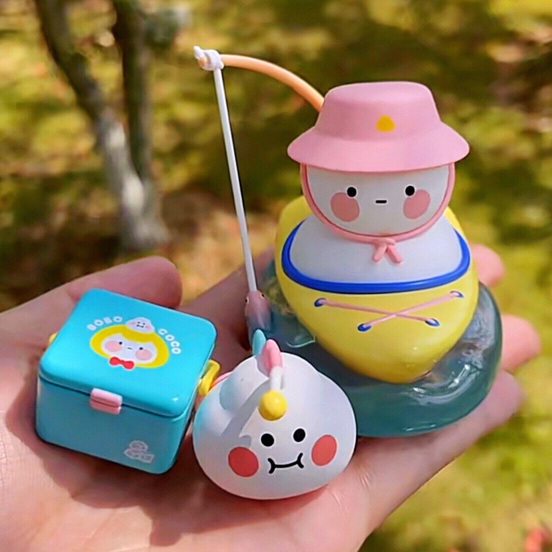 Bobo & coco go camping POPMART, Hobbies & Toys, Toys & Games on Carousell