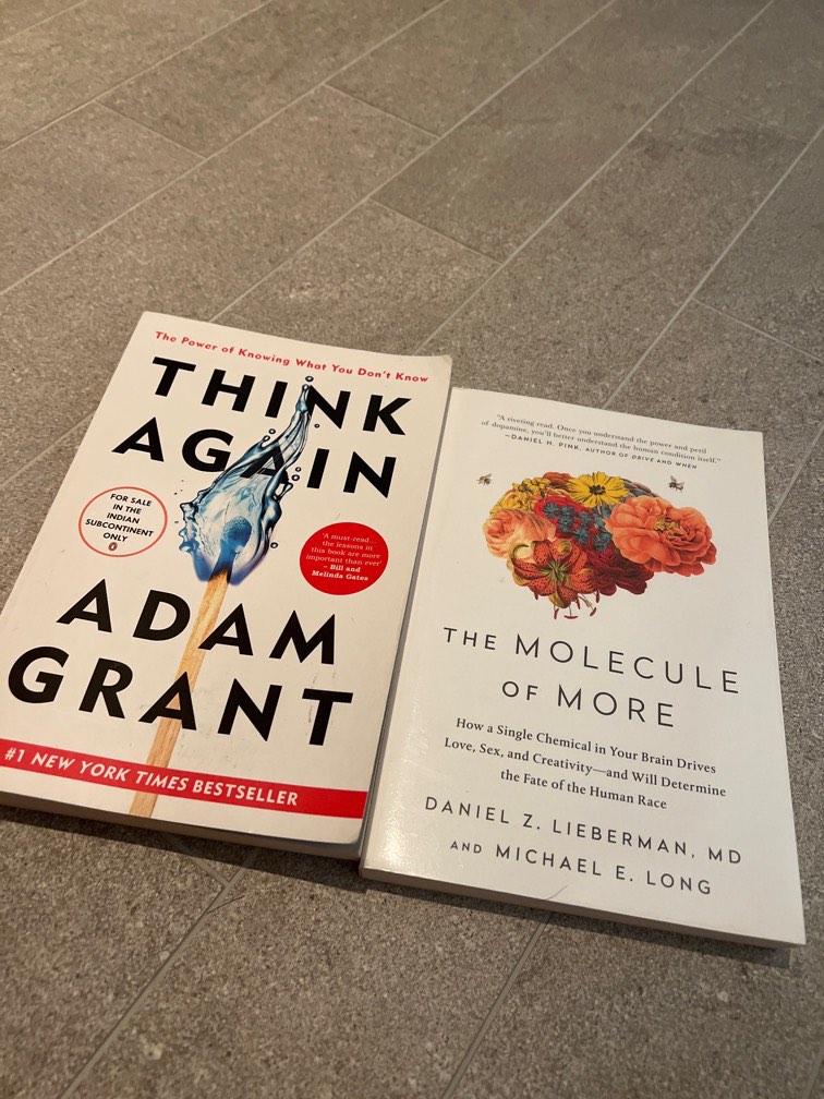 Nonfiction books - Think Again by Adam Grant / The Molecule of More ...