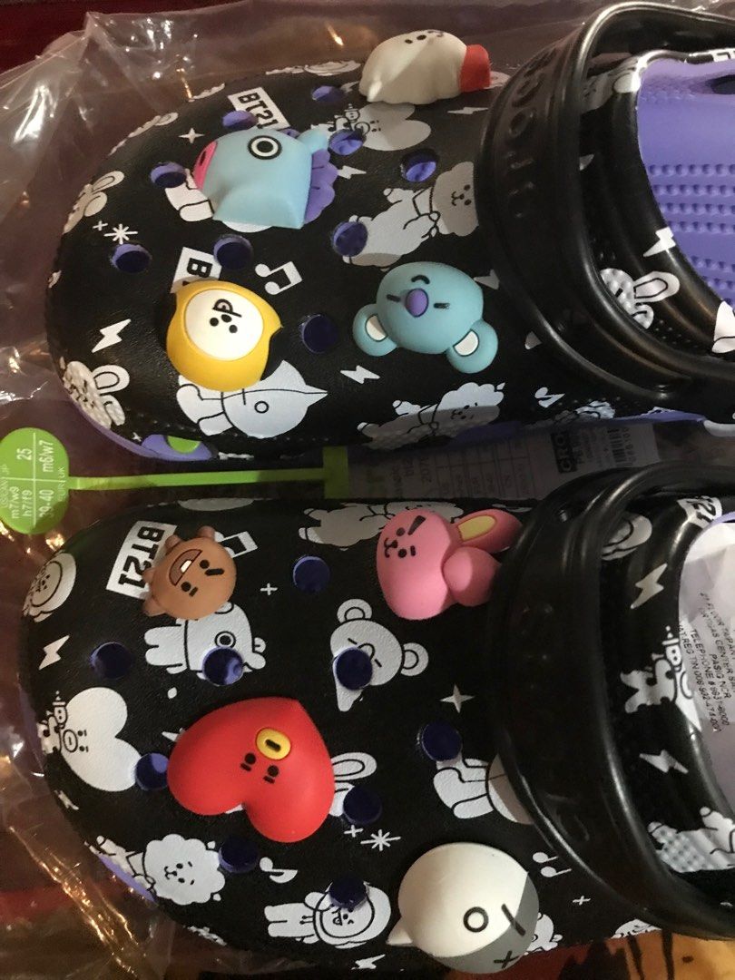 Brand New Authentic BTS BT21 Crocs Jibbitz charms ONLY | RM Namjoon Jin ...