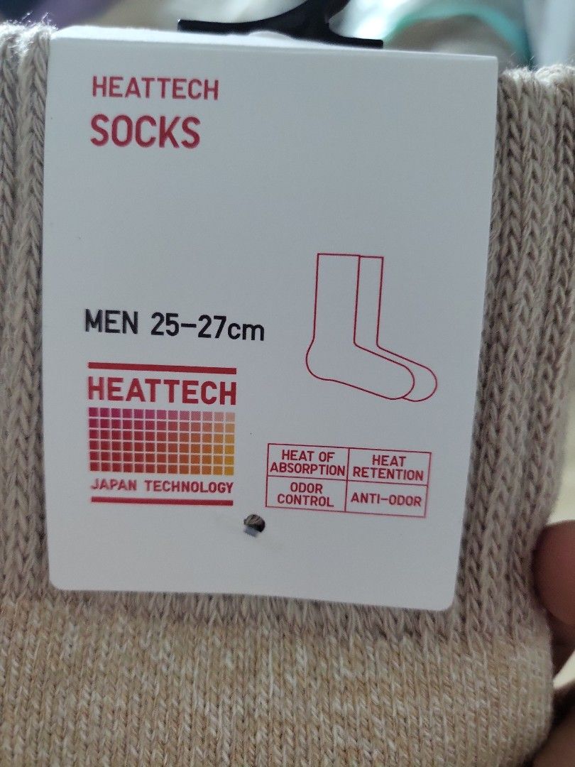 Brand new Uniqlo Heattech socks, Men's Fashion, Watches & Accessories ...