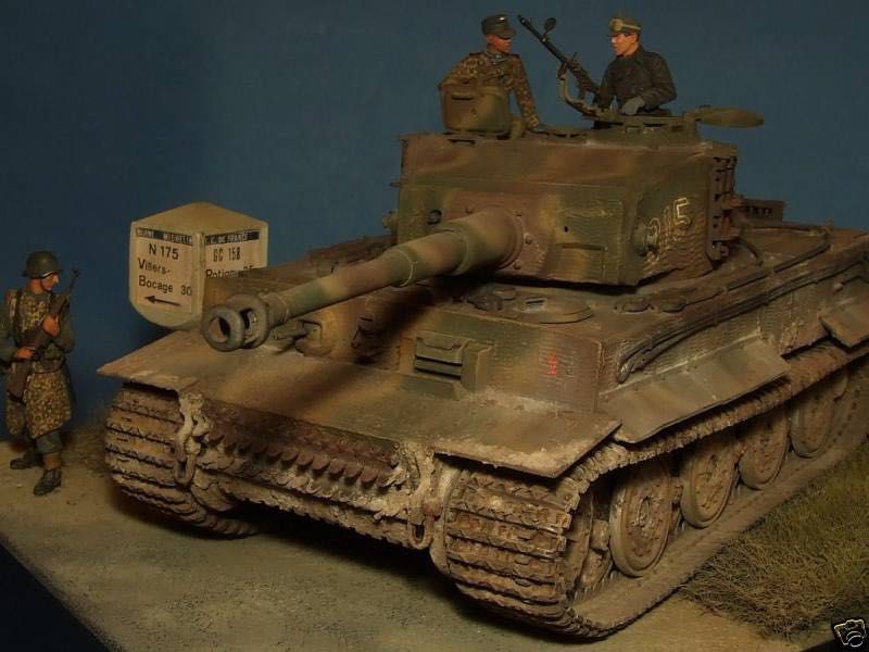 Built and painted 1/35 WW2 German Tiger 1 late version, 興趣及遊戲, 玩具 & 遊戲類 ...