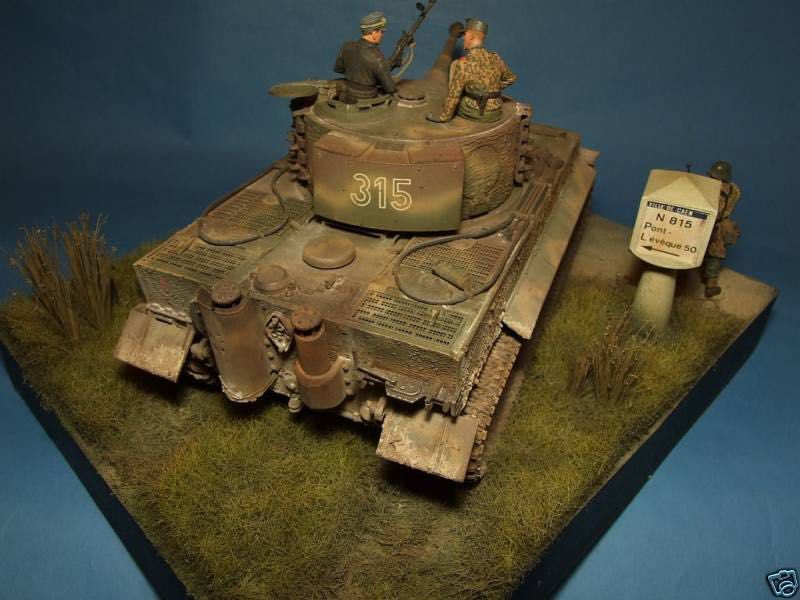Built and painted 1/35 WW2 German Tiger 1 late version, 興趣及遊戲, 玩具 & 遊戲類 ...