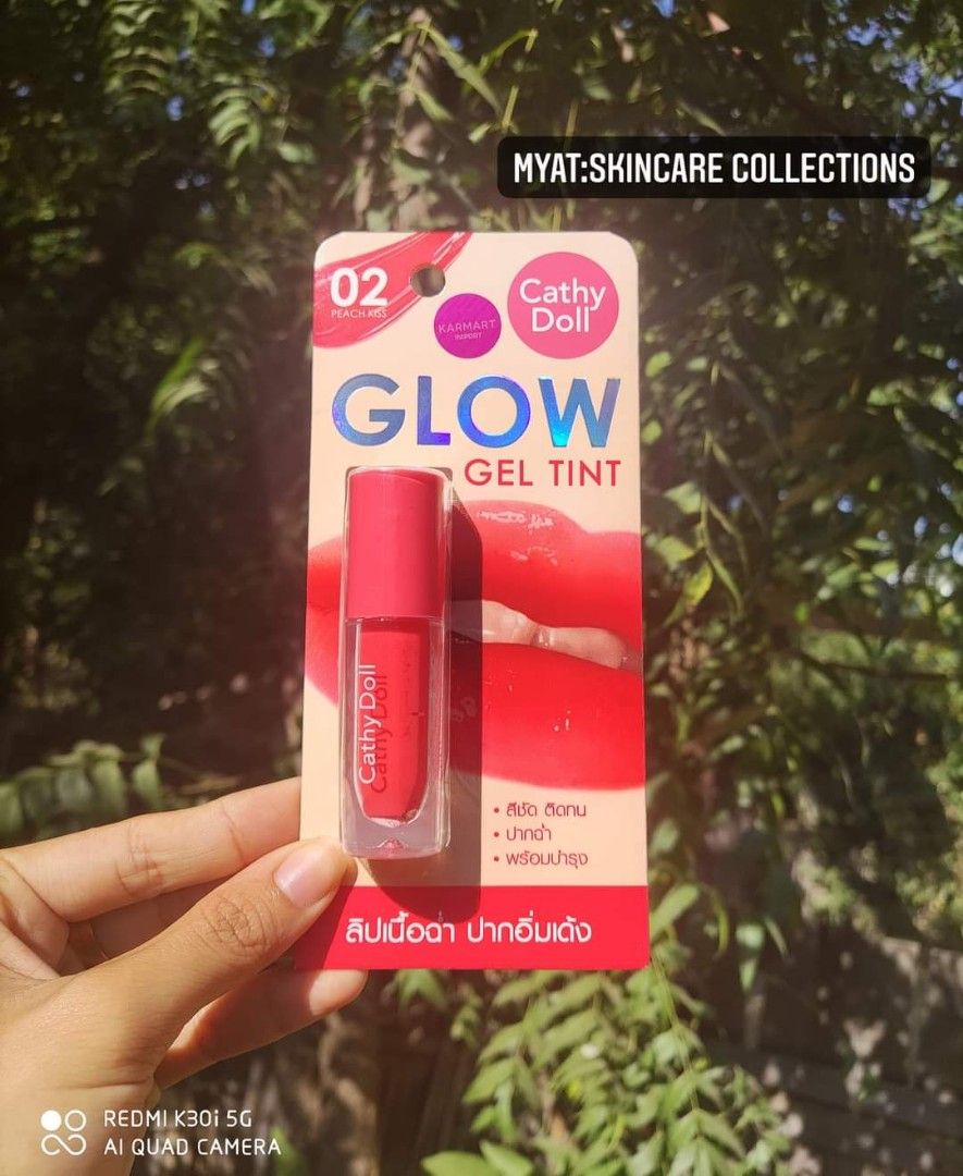 CATHY DOLL GLOW GEL TINT KOD 02, Beauty & Personal Care, Face, Makeup ...
