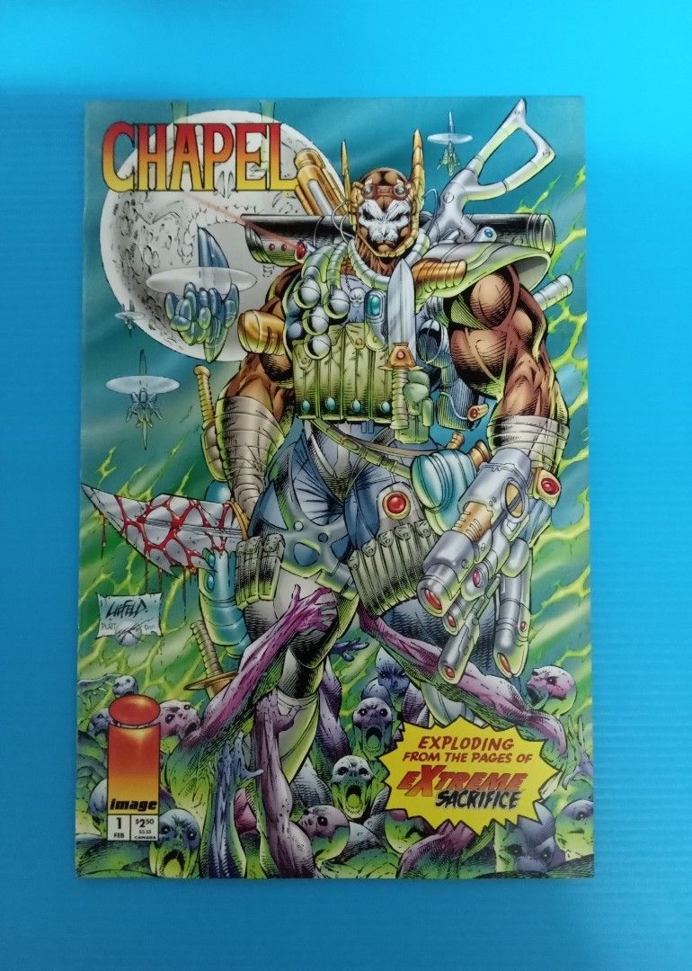 1st solo ! Chapel #1 ( Stephen Platt/Rob Liefeld - Cover Art ) Image Comics, Hobbies & Toys ...