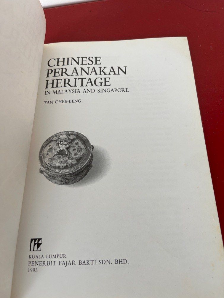 Chinese peranakan heritage in Malaysia and Singapore tan Chee beng ...