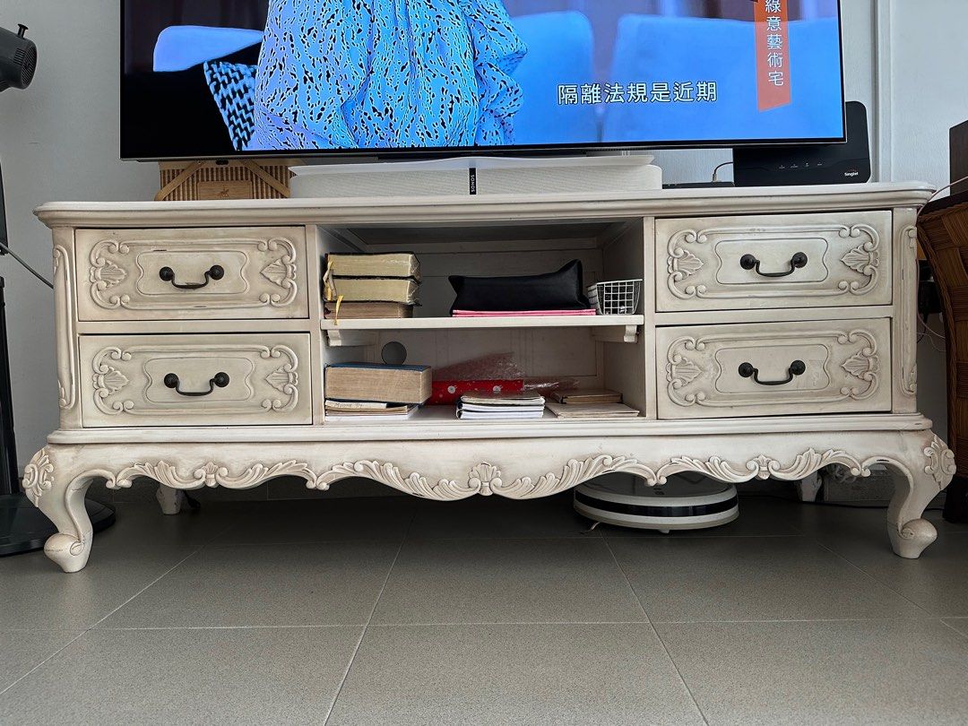 Classic French TV Console, Furniture & Home Living, Furniture, TV ...
