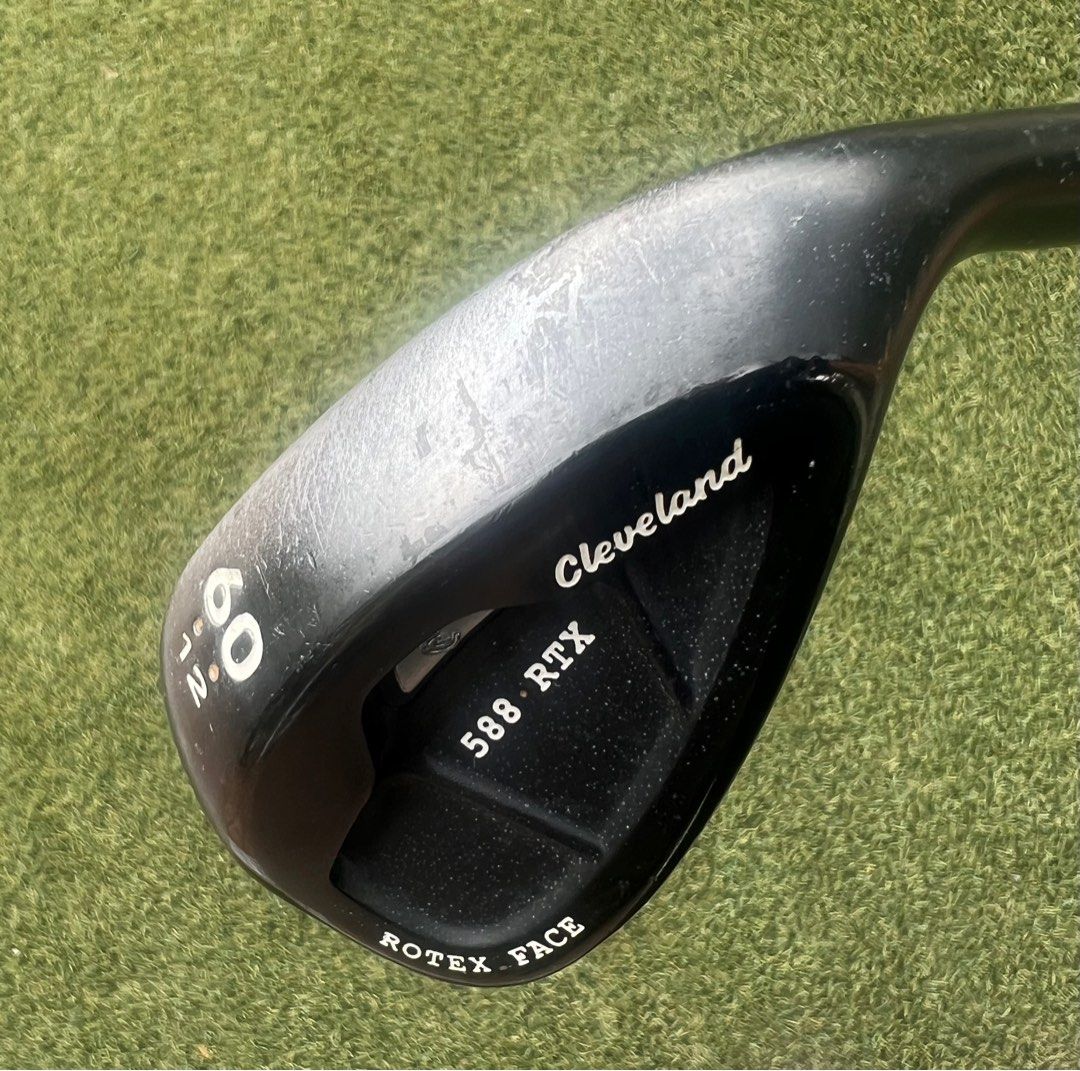 CLEVELAND WEDGE 60 Degree ! Bounce 12 degree, 588. RTX, ROTEX FACE FOR BETTER SPIN,original grip ...