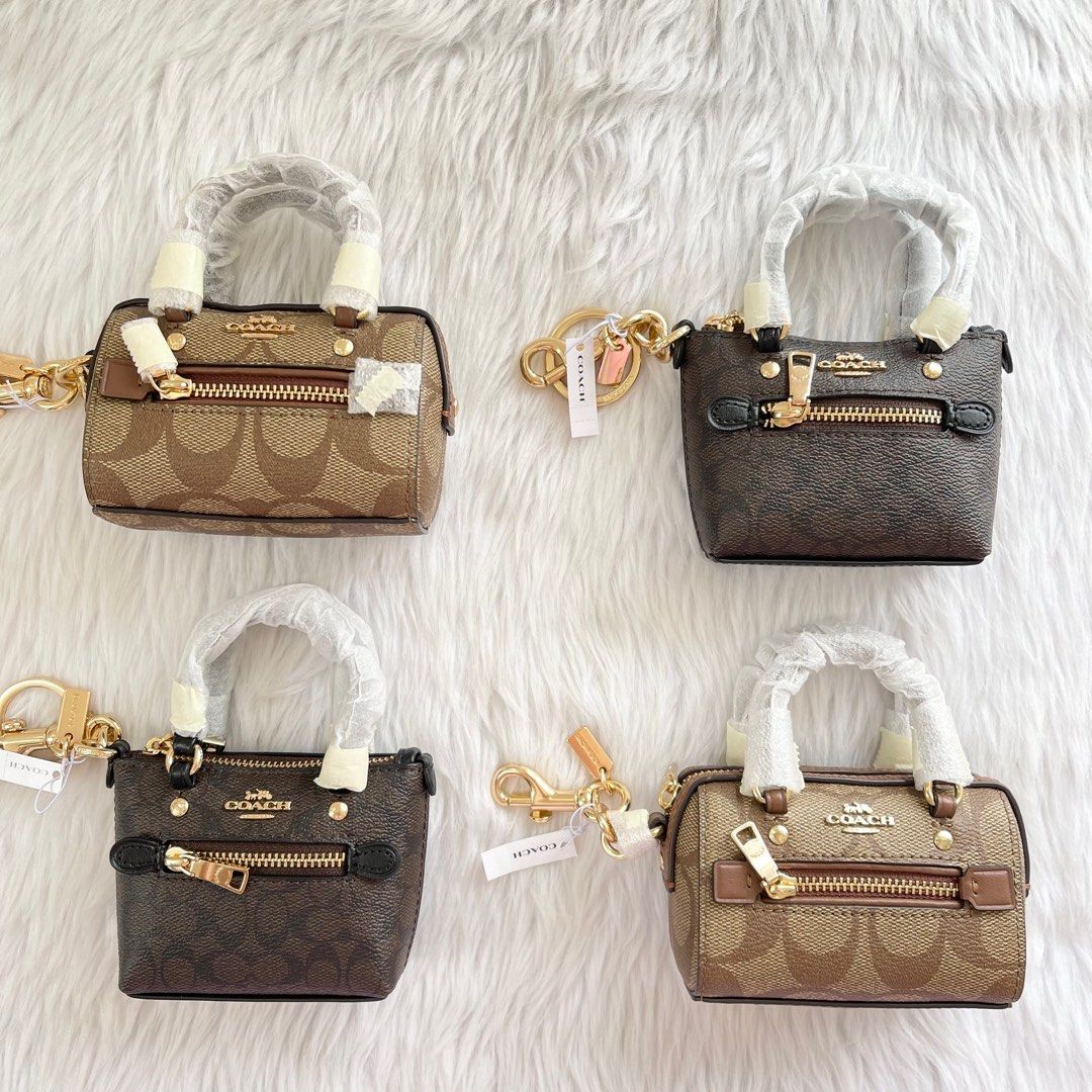 Coach Mini Gallery & Rowan Key Charm, Women's Fashion, Bags & Wallets ...