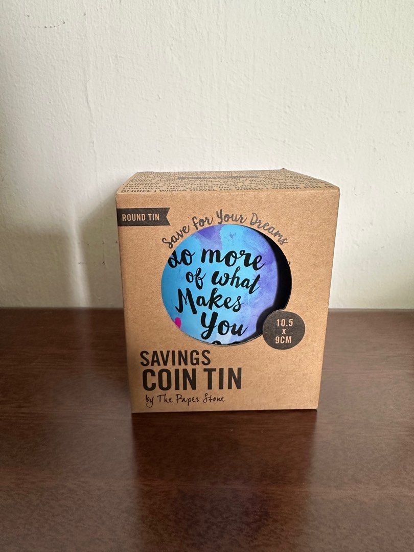 Coin tin, Hobbies & Toys, Toys & Games on Carousell