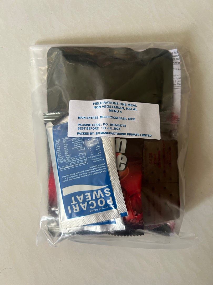 Combat Ration- One Meal Pack, Food & Drinks, Packaged & Instant Food on ...