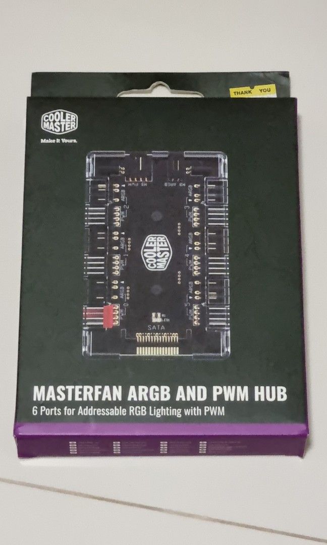 Cooler Master Masterfan ARGB & PWM Hub, Computers & Tech, Parts ...