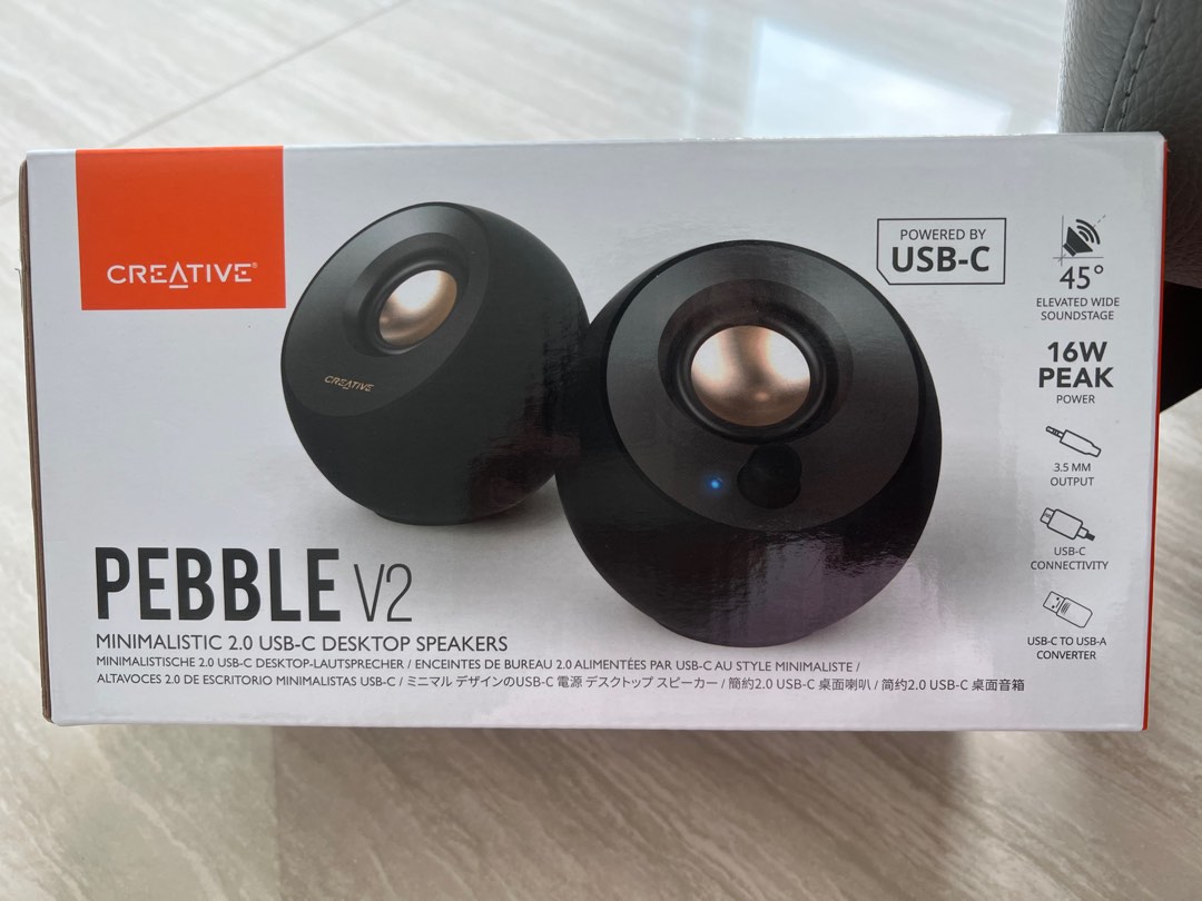 Creative Pebble V2 Desktop Speaker, Audio, Soundbars, Speakers ...