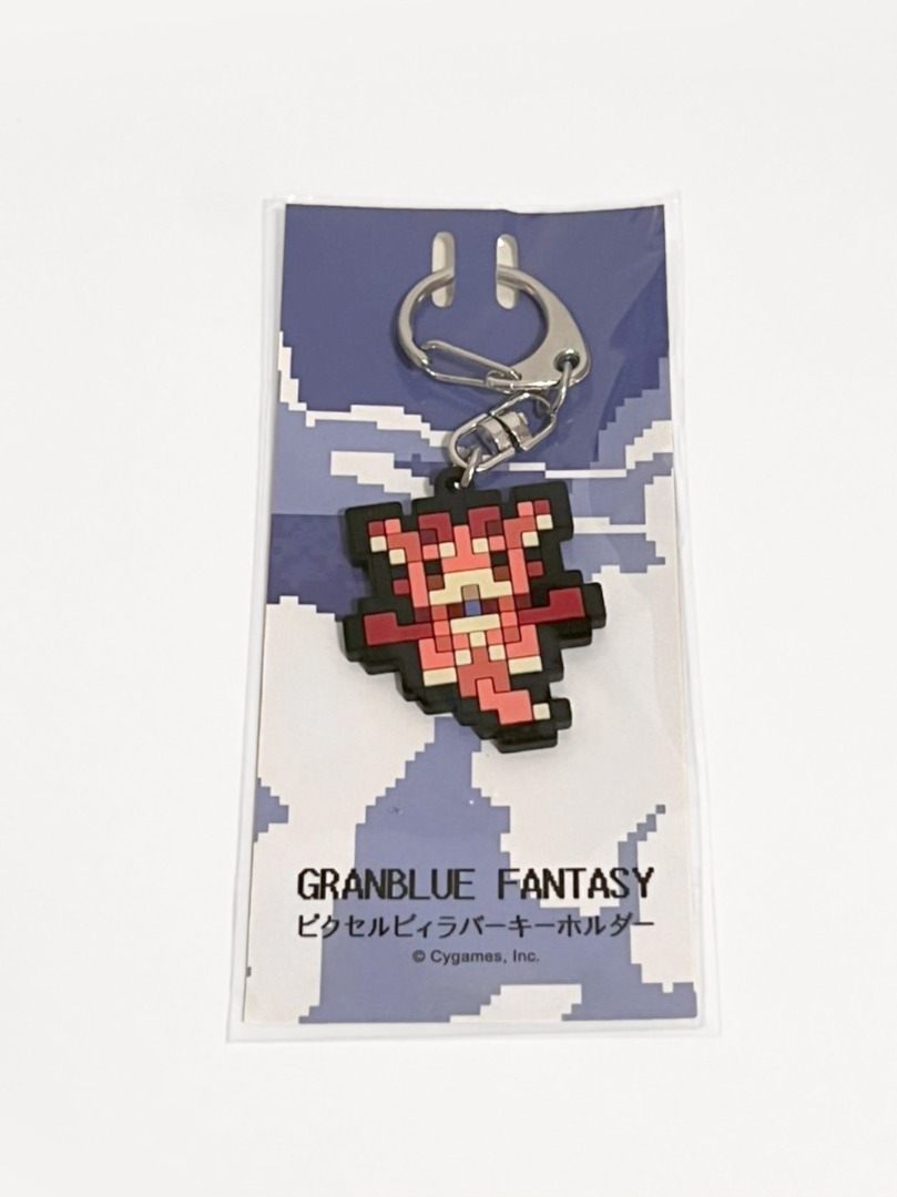 Cygames GBF 碧藍幻想 碧 V君 膠 Pixel 鎖匙扣 Granblue Fantasy Vyrn Rubber Keychain ...