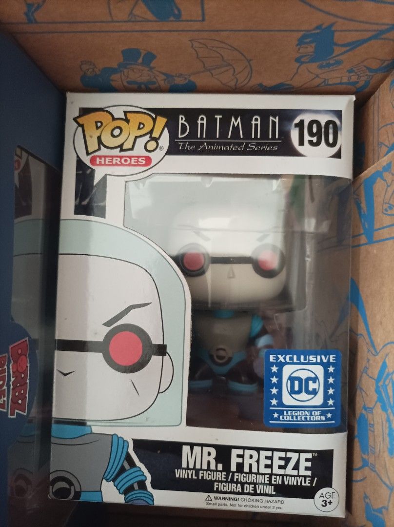 DC Funko Pop Mr Freeze Legion of Collectors Box Set, Hobbies & Toys ...