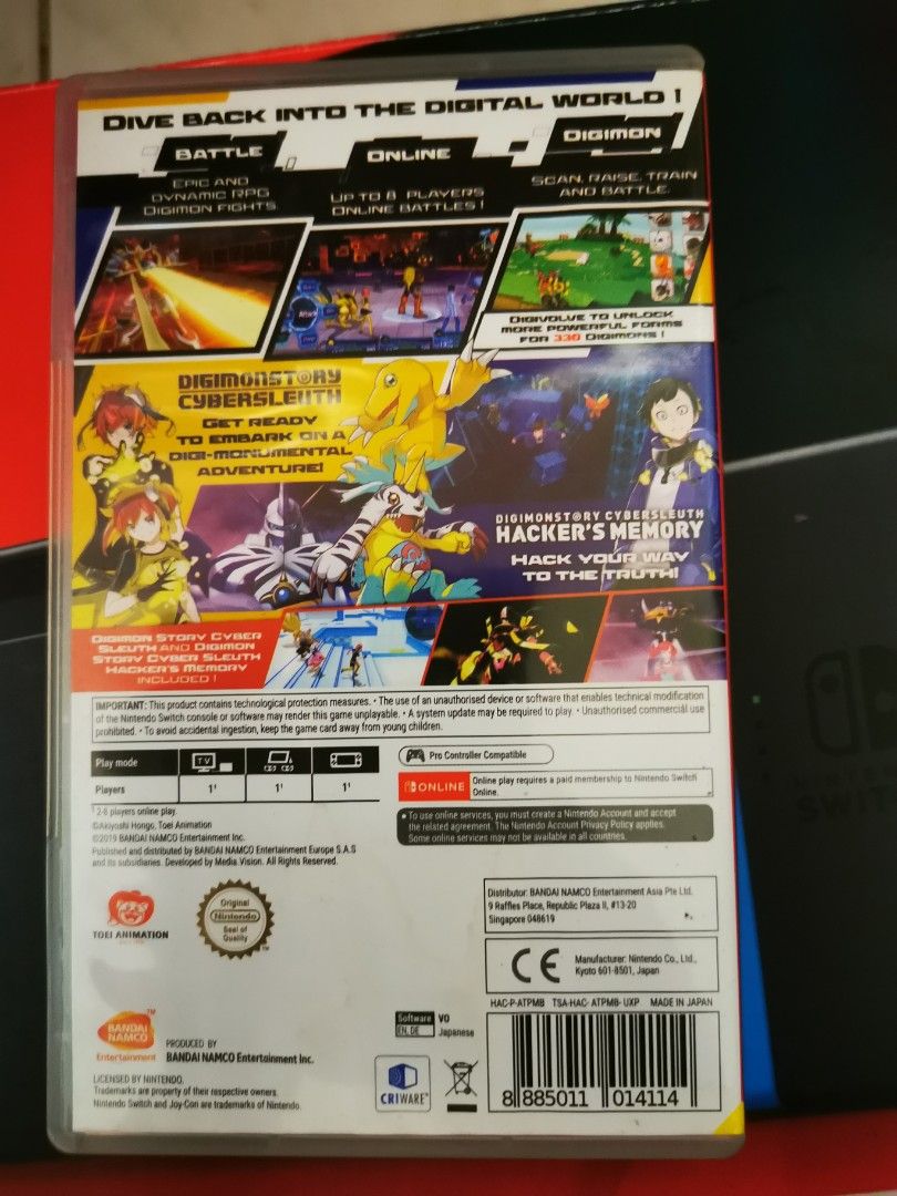 Digimon Story Cybersleuth Complete Edition Nintendo Switch Game, Video ...