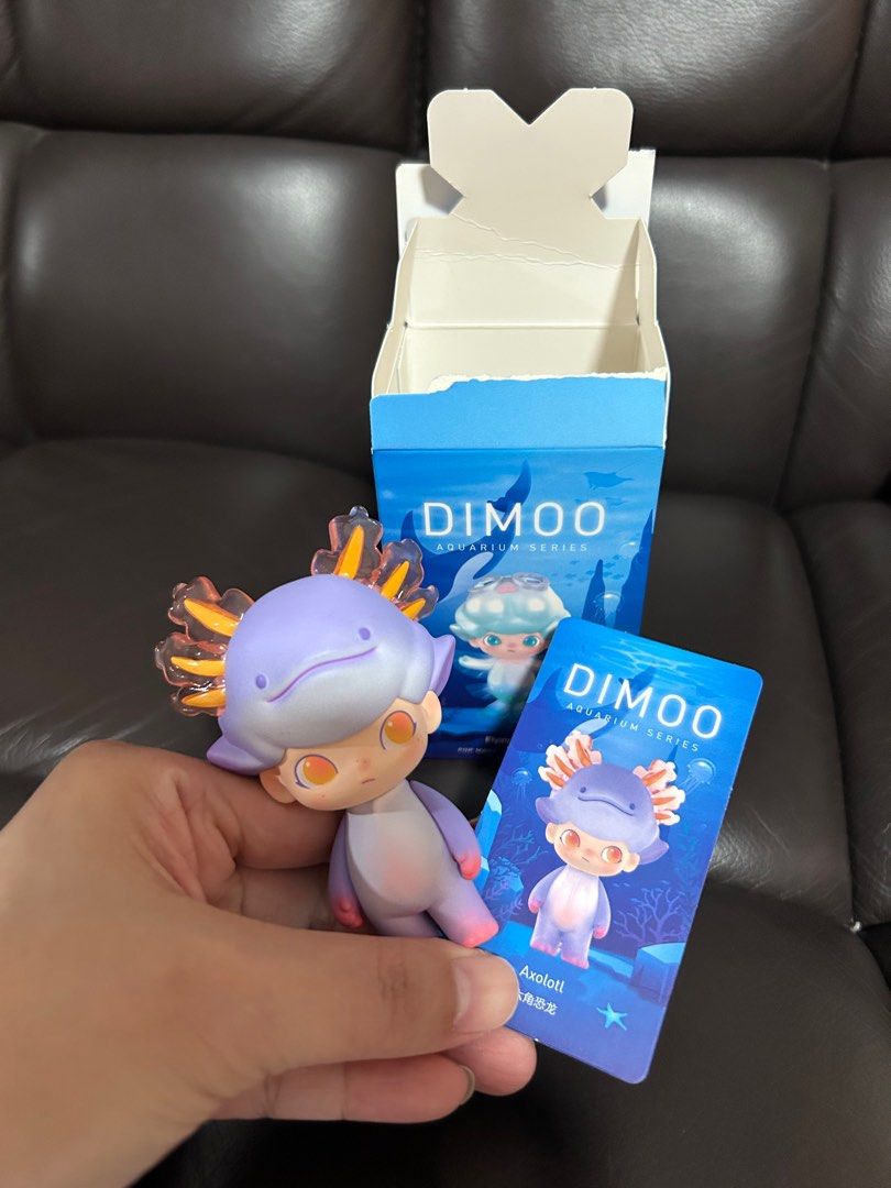 Dimoo Aquarium Axolotl Popmart, Hobbies & Toys, Toys & Games on Carousell