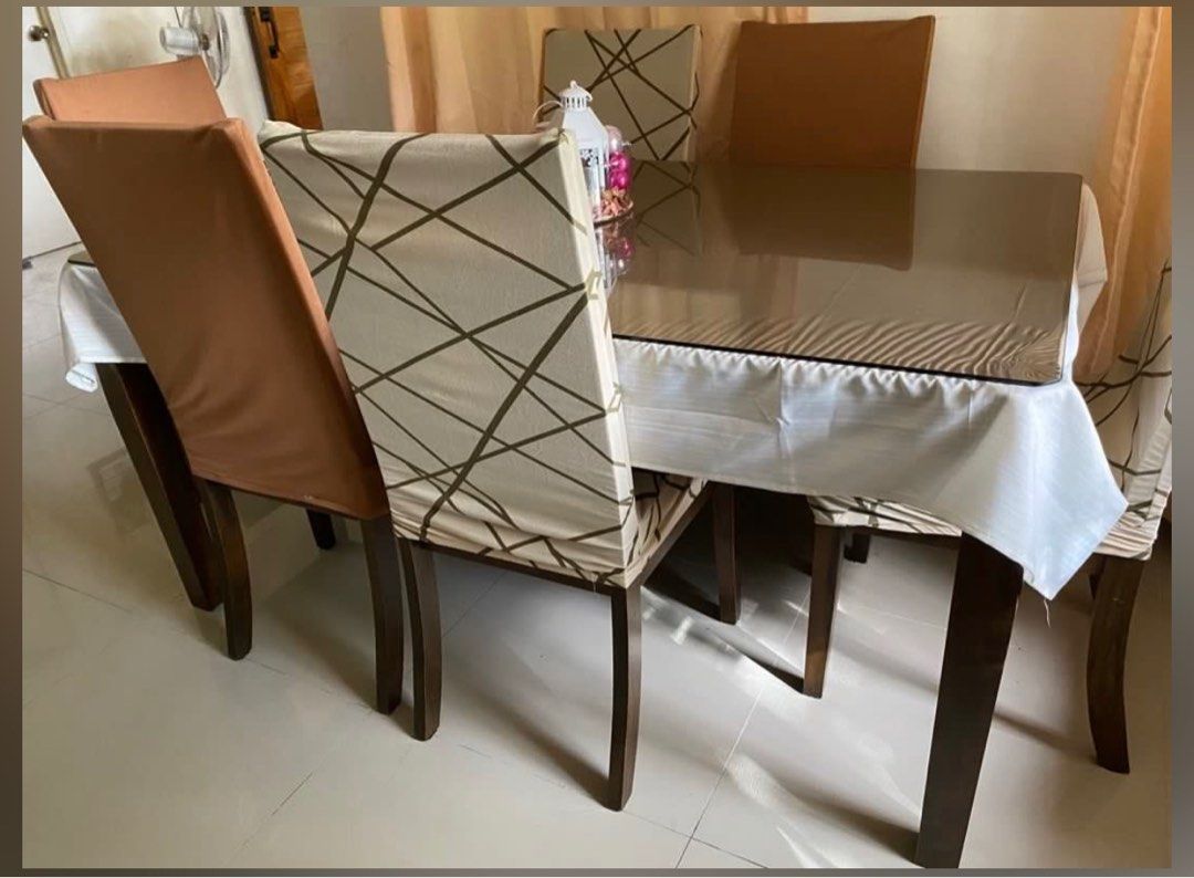 Dining table mandaue 6 seater, Furniture & Home Living, Furniture ...
