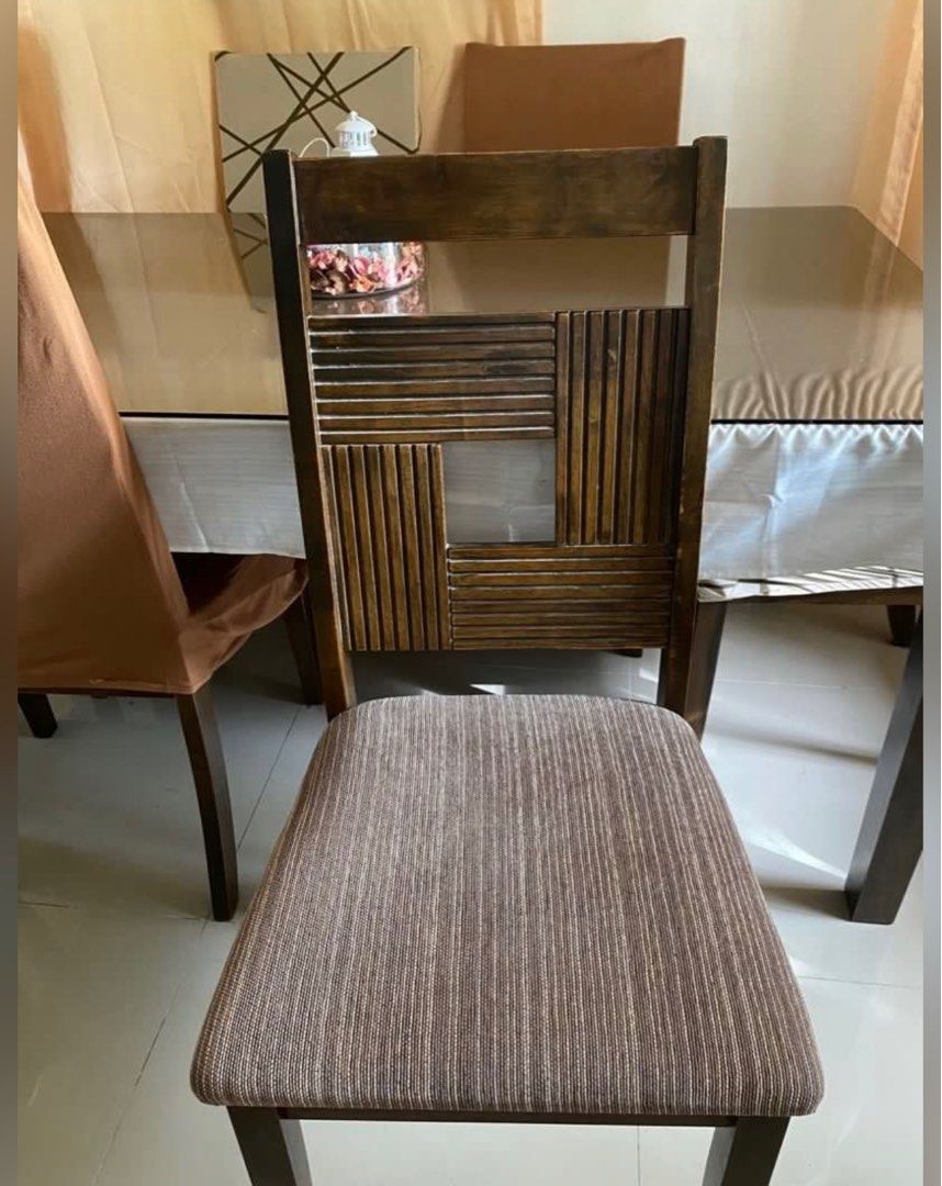 Dining table mandaue 6 seater, Furniture & Home Living, Furniture ...